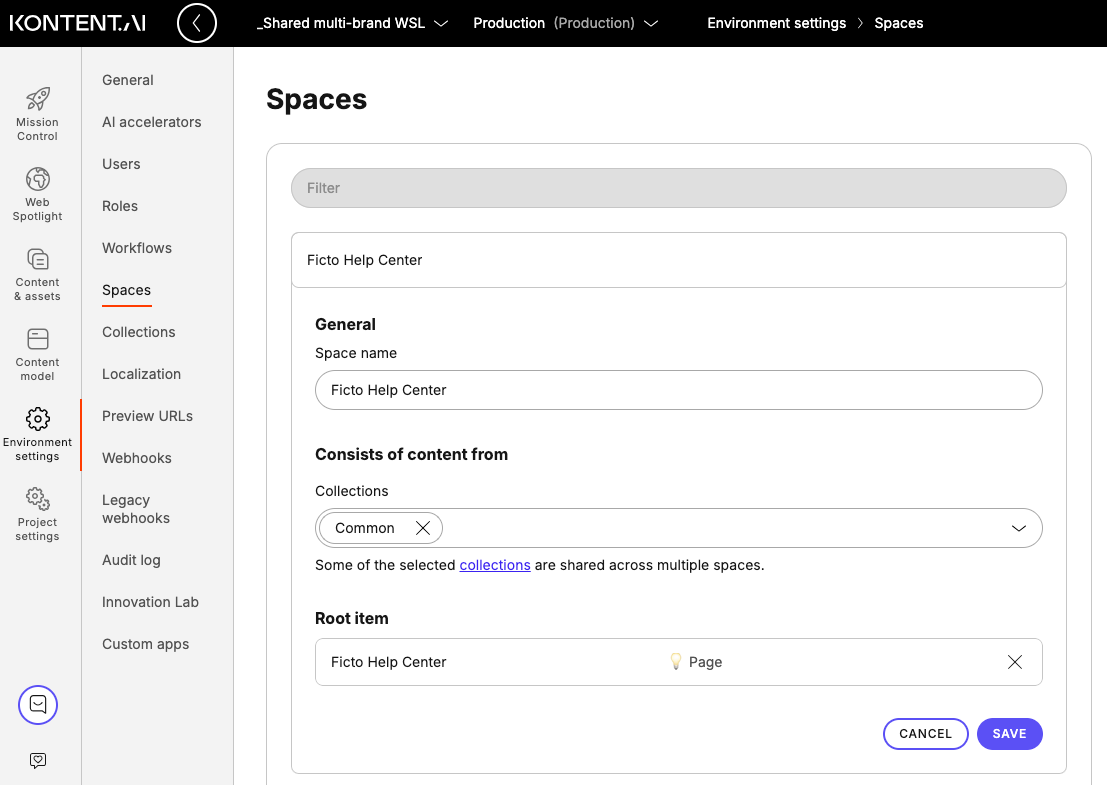 Activate live preview | Kontent.ai Learn